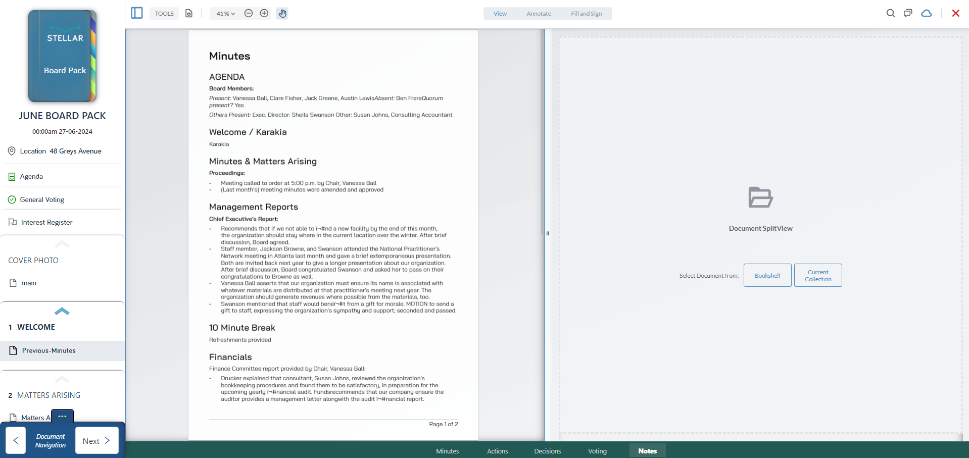 New SplitView Feature Enhances Document Viewing | Stellar Board